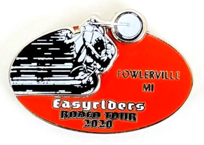 2020 Easyriders Rodeo Tour Fowlerville MI Motorcycle Biker Metal 3D Pin ...