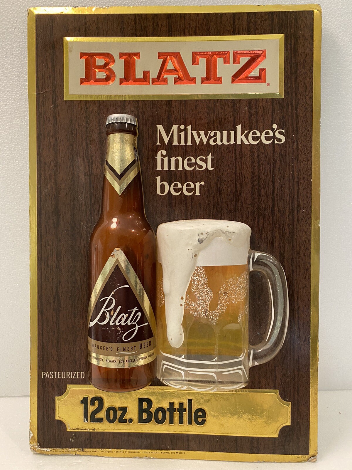 Blatz Beer Sign for sale | Only 4 left at -75%