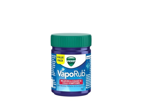Vicks Vaporub Relief From Cold, Cough, Blocked Nose Headache & Body ...