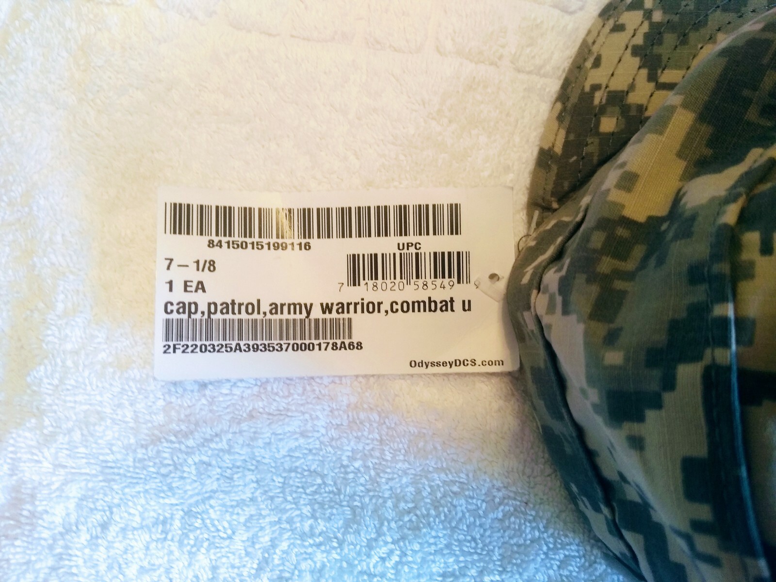 🔥 US Army Military ACU UCP Patrol Cap Hat Combat Genuine Sz 6.5 or 52cm ...