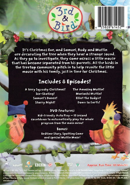 3rd and Bird: A Very Squooky Christmas (DVD, 2012, Canadian) for sale ...
