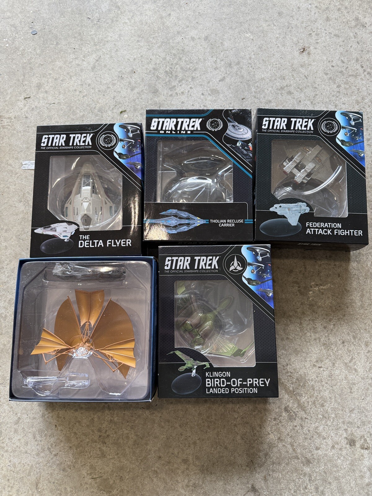Lot Of 5 Eaglemoss Star Trek Ships | eBay