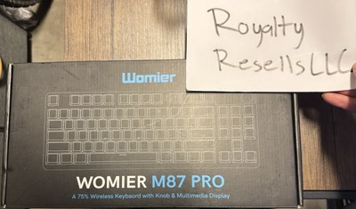 WOMIER M87 PRO TKL WIRELESS MECHANICAL KEYBOARD WITH MULTIMEDIA DISPLAY ...