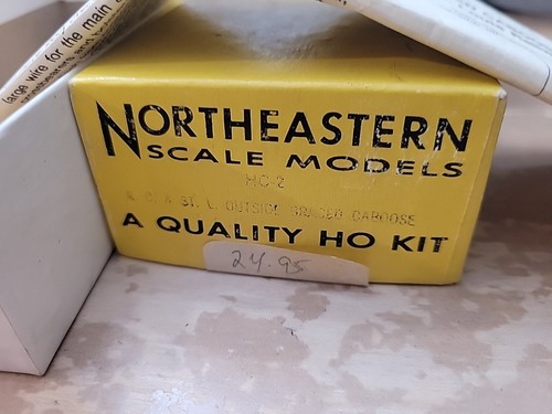Northeastern Scale Models HC-2 HO Scale NC&StL OUTSIDE BRACED Caboose Wood Kit | eBay