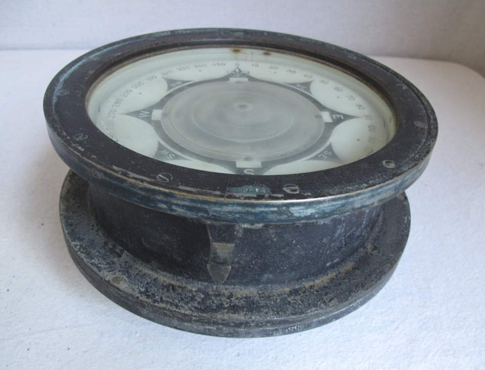 Vintage WWII Era Lionel Company N. Y. US Navy BU Ship's Binnacle ...