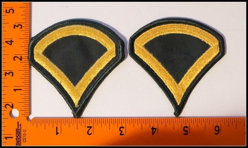 Military Patches US Army Rank Pair Private First Class (E-3) New Old ...