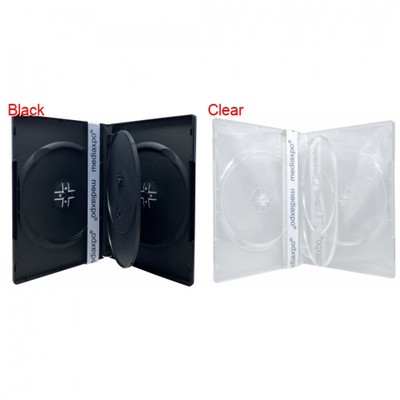 STANDARD Quad 4 Disc DVD Cases 14MM (4 DVD) Lot | eBay