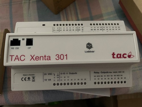 TAC Xenta 301 0-073-0013-2 Schneider E. Programmable Controller Plenum ...