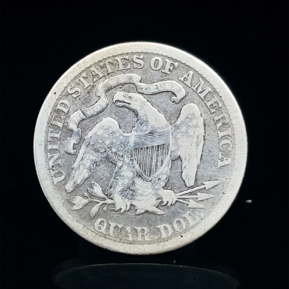 1891 Seated Liberty Quarter 25C Silver U.S Coin. | eBay