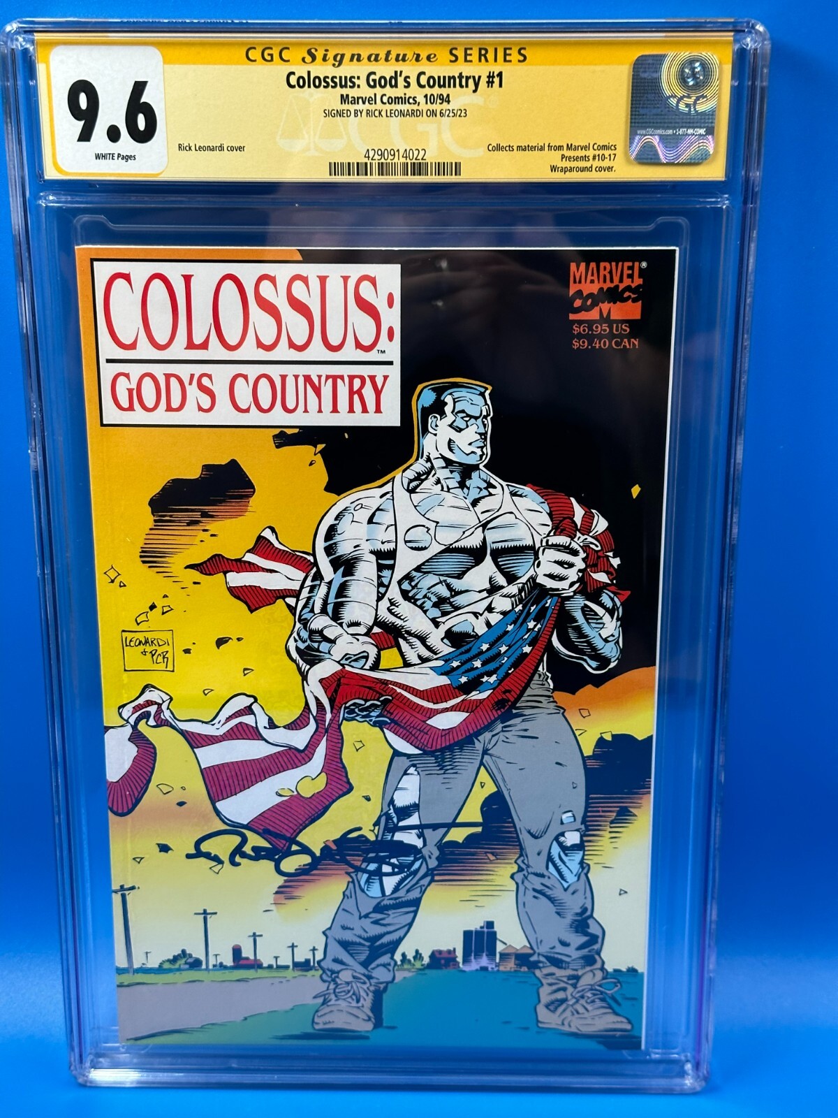 Colossus: God's Country #1 - Marvel - CGC SS 9.6 NM+ - Signed by Rick ...