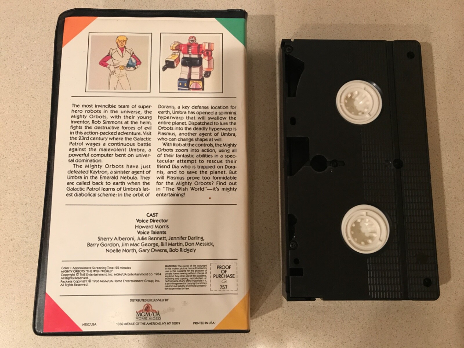 Mighty Orbots: The Wish World (VHS 1986, Viddy-Oh for Kids Clamshell ...