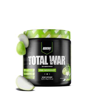 Total War Preworkout Redcon Pre Workout Green Apple 30 servings | eBay