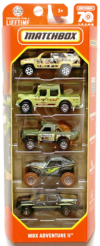 2023 Matchbox MBX Adventure II 5-Pack Toyota 4Runner Ghe-O Honda ...
