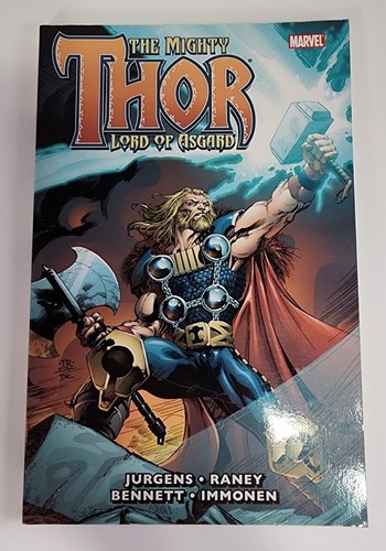 2011 Marvel The Mighty THOR Lord of Asgard Dan Jurgens Graphic Novel ...