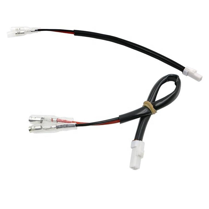 2 Pcs Motorcycle Turn Signal Connector Harness Indicator Connector For ...