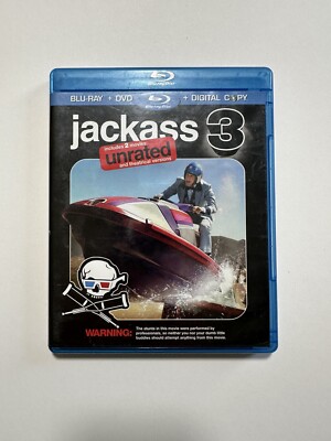Jackass 3 [Two-Disc Anaglyph 3D DVD / Blu-ray Combo + Digital Copy] [3D ...