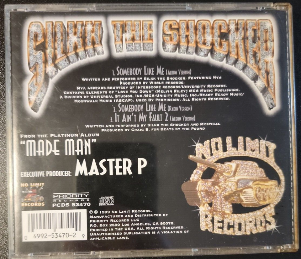 Somebody Like Me by Slikk the Shocker (CD, 1999, No Limit Records ...