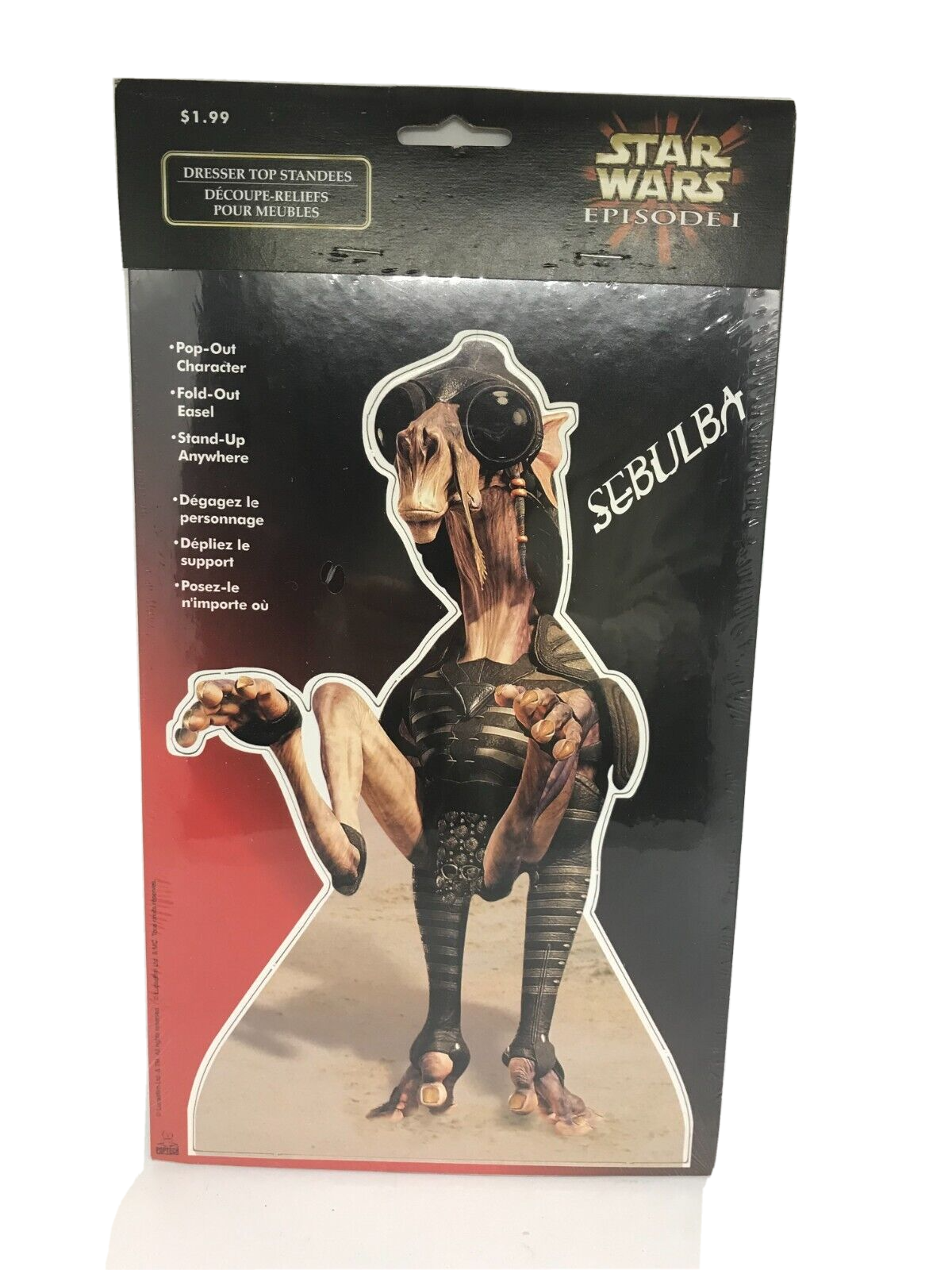 Star Wars Episode 1 Pop-Out Character Sebulba New Sealed SKU#04/11/23 ...