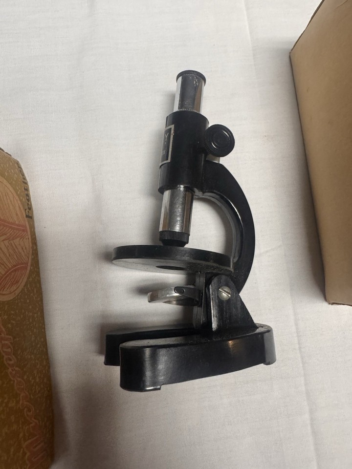 Vintage Miniature Microscope 1950s Original Box | eBay
