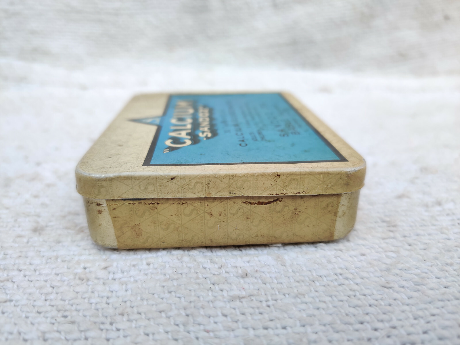 1960sVintage Sandoz Calcium Sandoz Metal Box Basle Switzerland ...