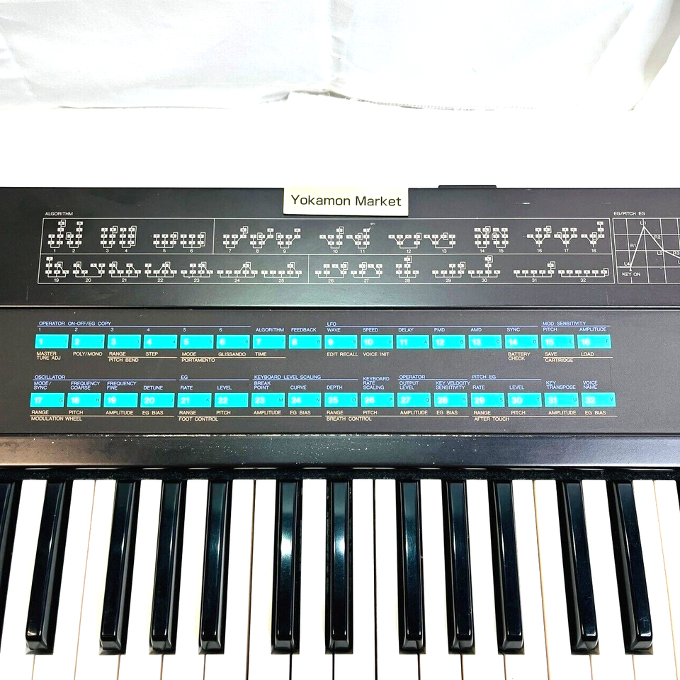 Yamaha DX7 61-Key Digital FM Synthesizer Keyboard Used | eBay