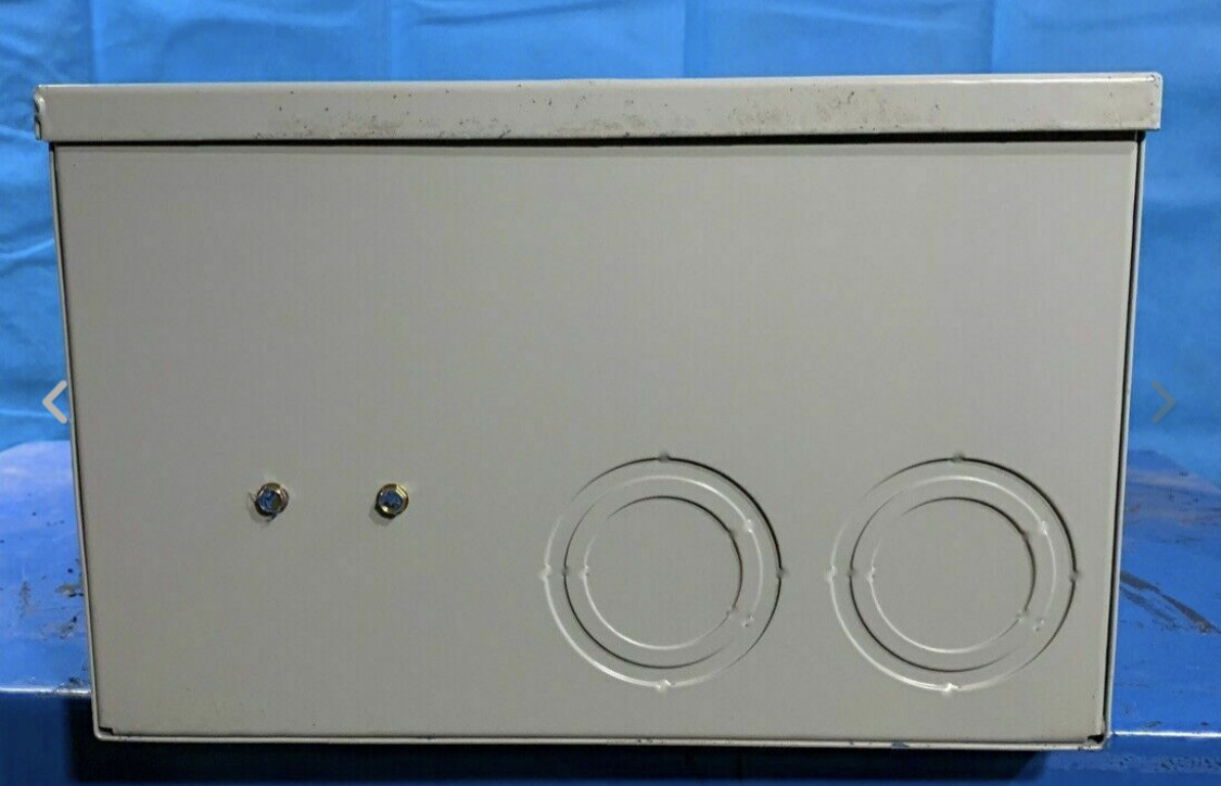 GE 200 AMP MANUAL EMERGENCY POWER TRANSFER SWITCH 240V DOUBLE THROW ...