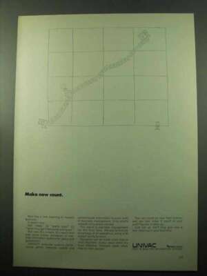 1969 Univac Computer Systems Ad - Make Now Count | eBay