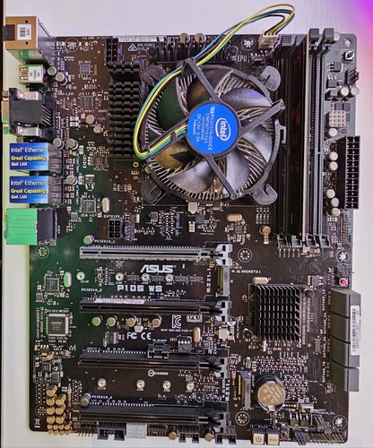 ASUS P10S WS LGA 1151 ATX Intel Motherboard w/ Celeron G3930 CPU and ...