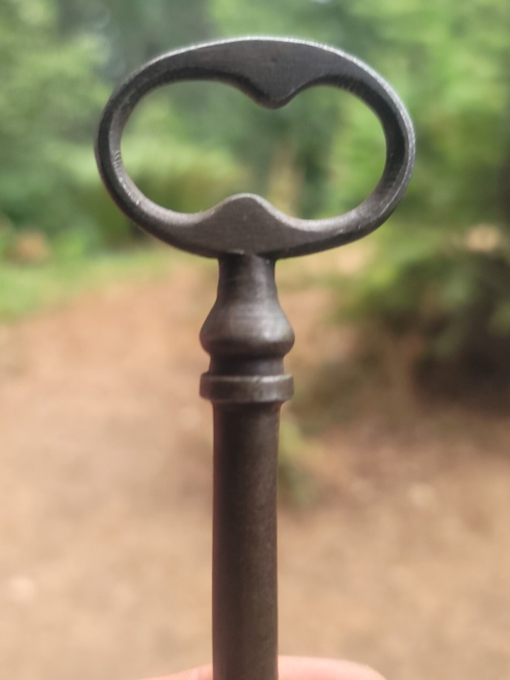 Remarkable Antique Jumbo Iron Skeleton Key☆1830s FRENCH Metal Key! | eBay