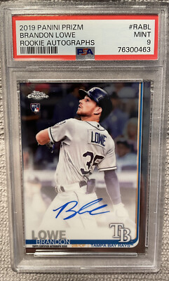 MISLABELED 1/1 Brandon Lowe 2019 Topps Chrome Rookie Auto PSA 9 #RA-BL ...