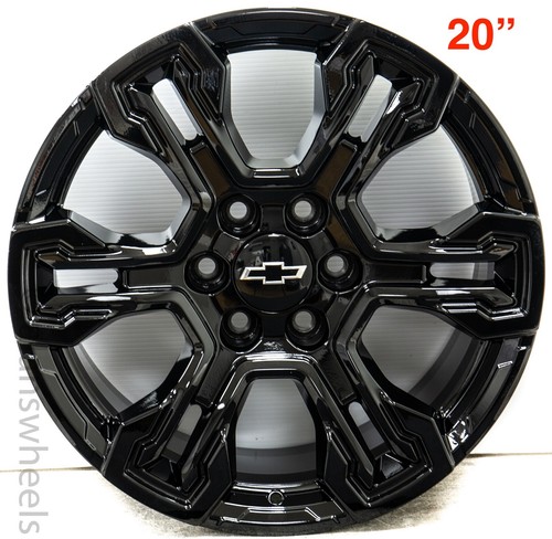 4 New Chevy Colorado Replica Gloss Black 20" Wheels Rims 14089 2023 ...