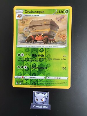 Carte Pokémon Crabaraque 012/203 Reverse EB07 Evolution Céleste | eBay