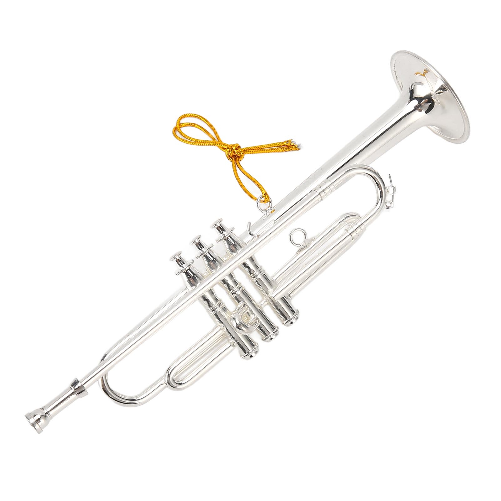 Miniature Trumpet 14cm 5.5in Silver Copper Exquisite Lifelike Mini ...