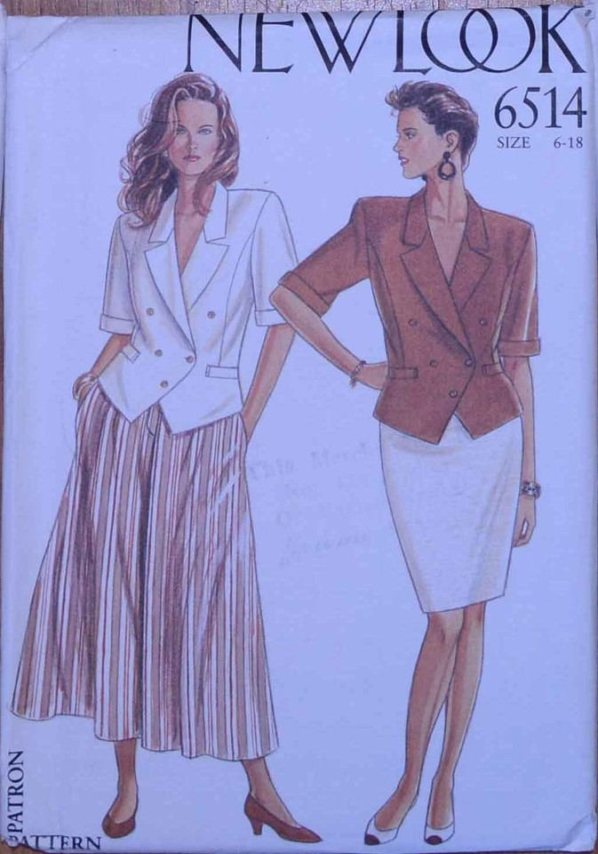 New Look Sewing Patterns Women's Multi-sized 8-18 Bust 34-44 +Handbags ...