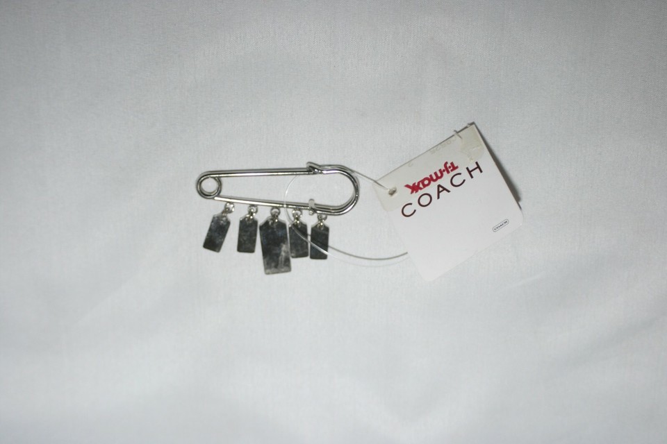 Coach Kilt Pin Enamel Skirt Lozenge Purse Bag Scarf Hangtags Charms ...