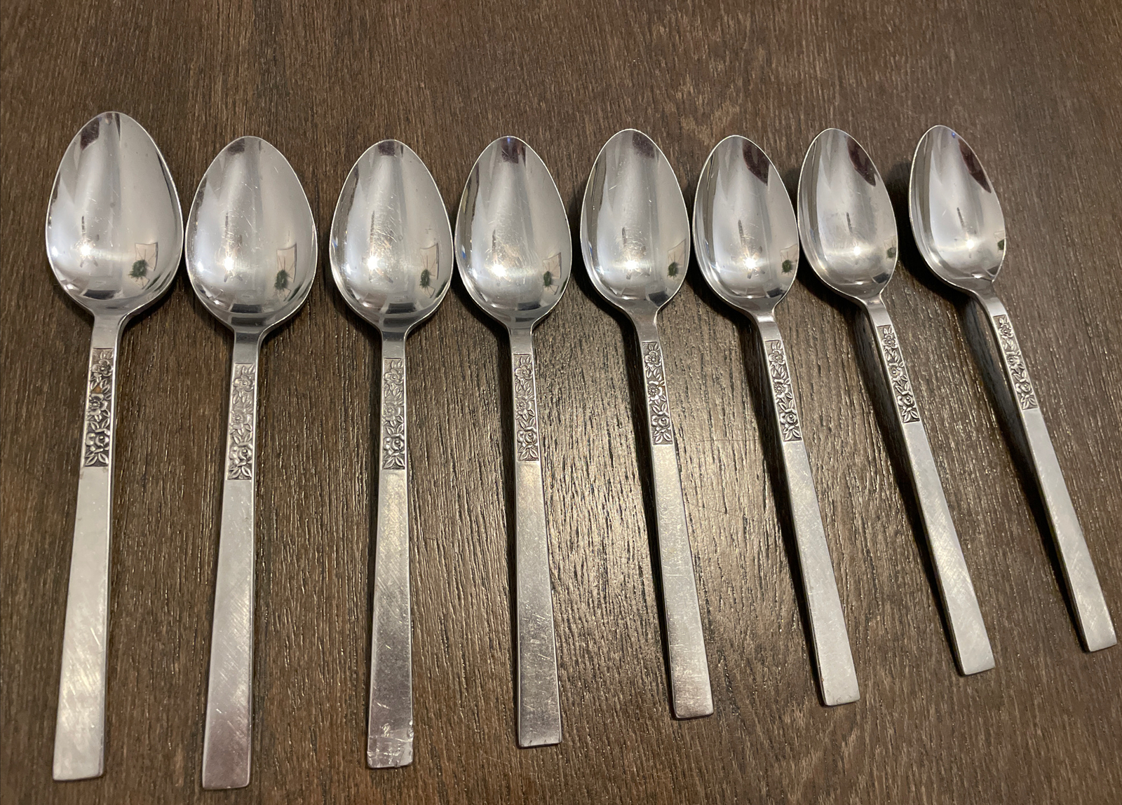 Stanley Roberts Stainless Japan Flatware Teaspoons Set of 8 Dorette ...