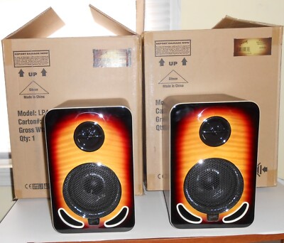 Gibson Les Paul LP4 Reference Monitor in Tobacco Burst - Pair | eBay