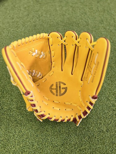 2021 Hunter Greene Tan "Game Issued" Signature Baseball Fielding Glove ...