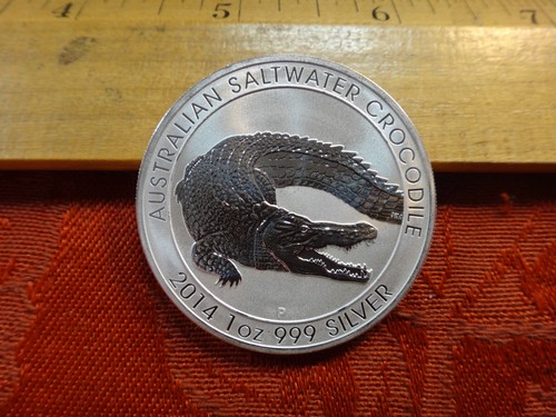 2014 Australian Saltwater Crocodile 1 Oz .999 Silver Coin - No Reserve | eBay