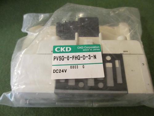 CKD PV5G-6-FHG-D-3-N, Pilot Operated Soft Spool Valve, w Light/Surge ...