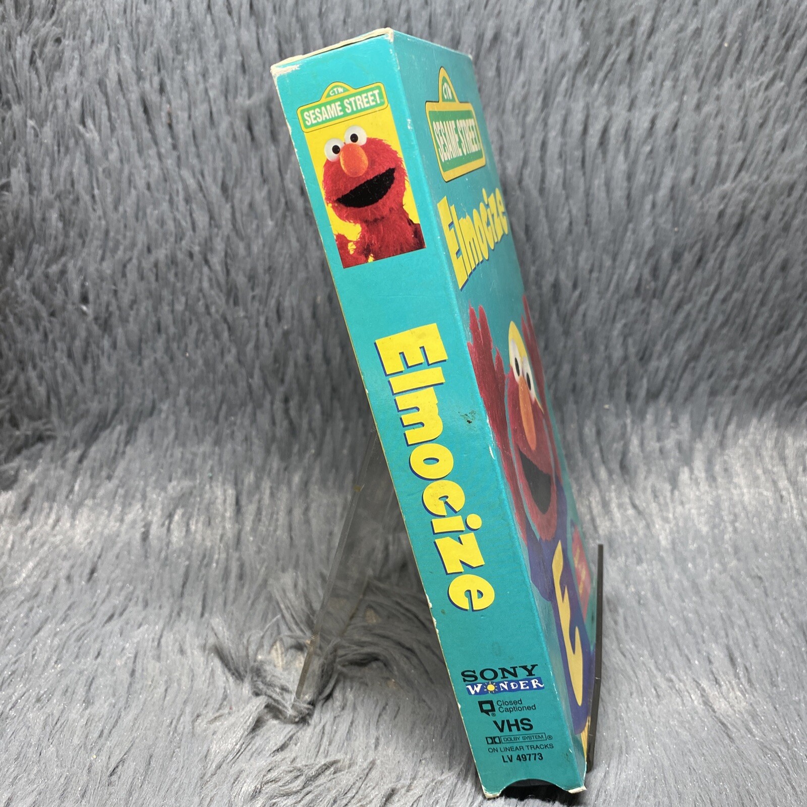 Elmocize VHS Tape 1996 Elmo Kids Video Sesame Street Exercise Workout ...
