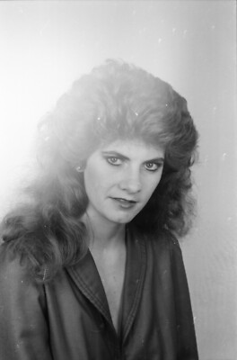 Vintage 1980's Photo Negative Fashion Model Beautiful Woman | eBay