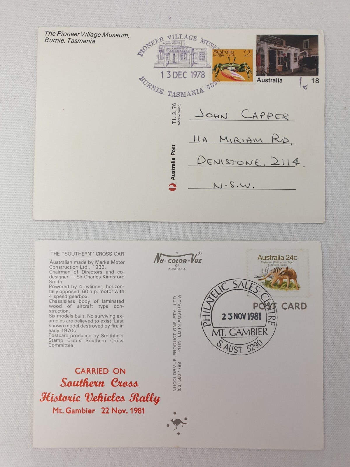 2 x Australian Vintage Postcards - Aust Postage PrePaid(Lot No. 53) | eBay