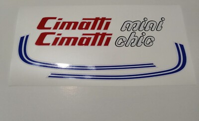 CIMATTI MINI CHIC 50cc PRIMA SERIE kit adesivi replica grafiche ...