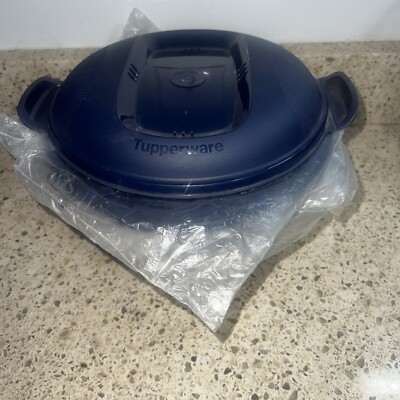 Tupperware Smart Multi-Cooker Microwave Steamer Cooker Cobalt Blue New ...