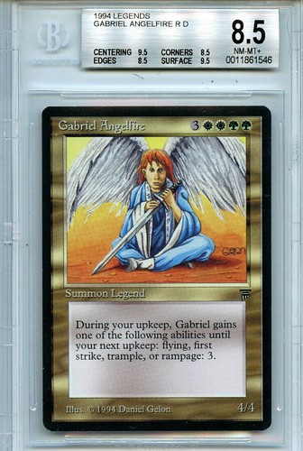 MTG Legends Gabriel Angelfire BGS 8.5 Magic card WOTC Amricons 1546 B9B ...