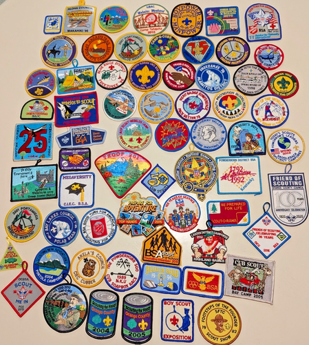 Mixed Lot of 66 Different Boy Scout Cub Scout Event Troop Pack Camp ...