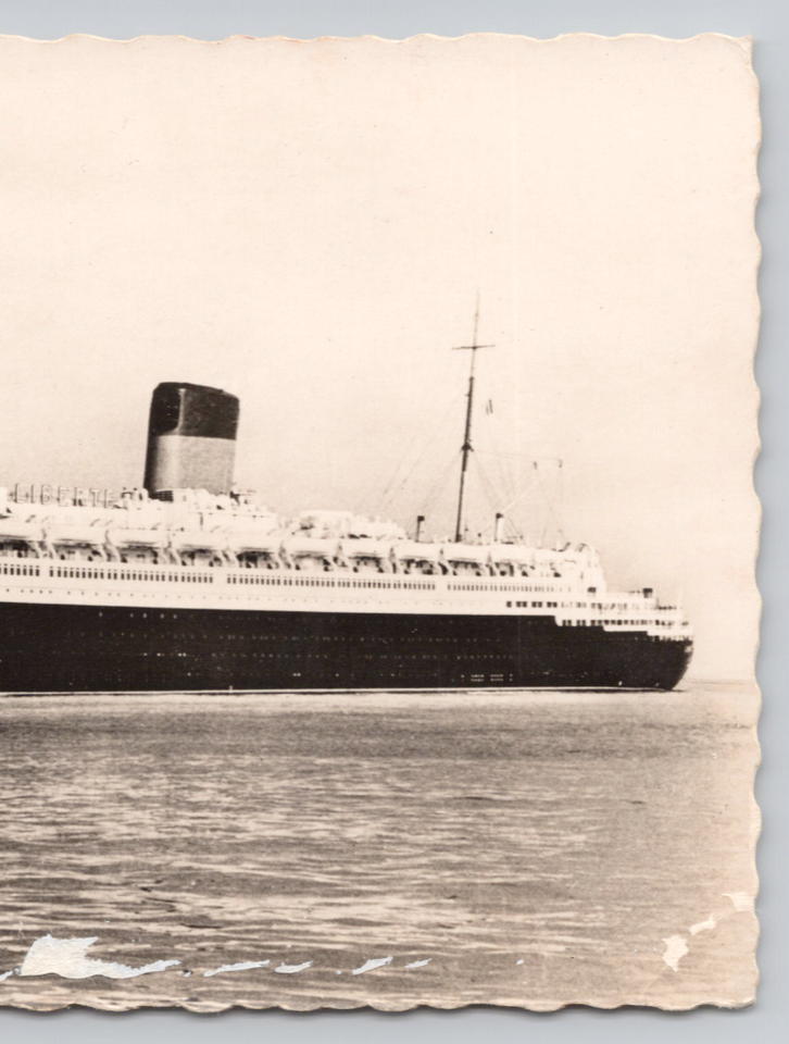 RPPC SS Liberte Compagnie General Transatlantique French Ocean Liner ...