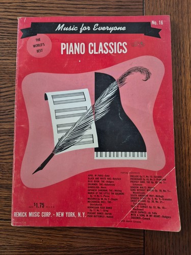 Music For Everyone No. 16 - The World's Best Piano Classics - Music ...