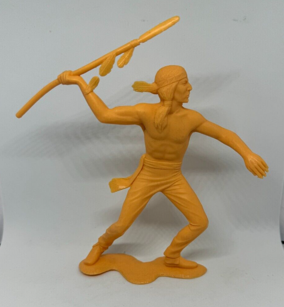 Vintage 1964 Louis Marx Indian Figure Rare 6" Wild West Indian MINT | eBay